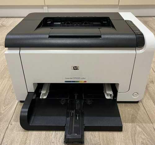 Цветной лазерный принтер hp cp1025 color