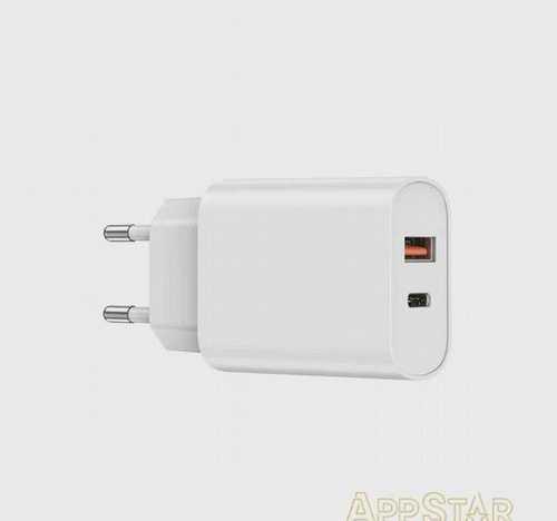 Адаптер WiWU Type-C   USB 20W PD   18W QC (Wi-U002