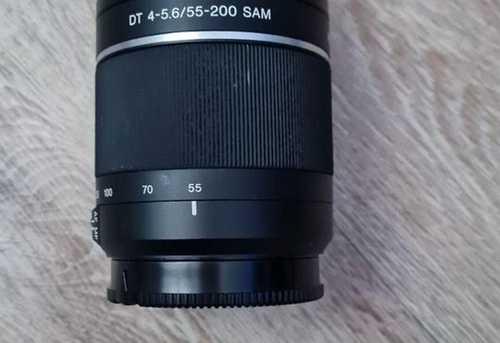 Объектив sony a DT 55-200mm f /4-5.6 SAM