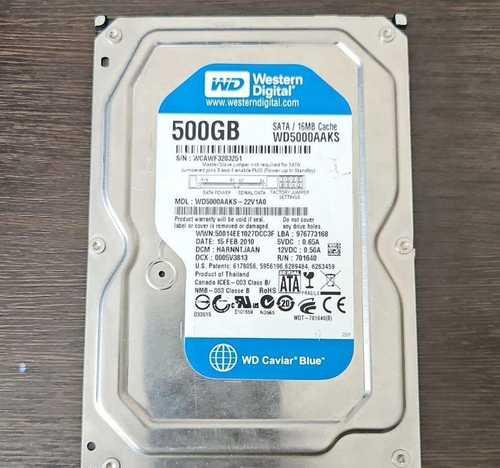 Жесткий диск на 500GB