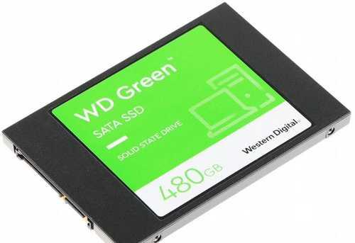 SSD жесткий диск SATA2,5 480GB SLC green WDS480G3G