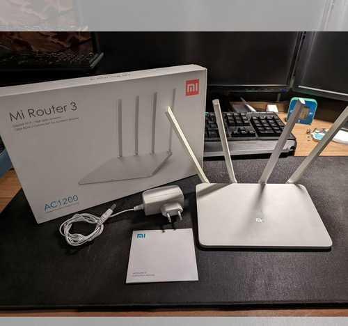 Роутер Xiaomi Mi WiFi Router 3 AC1200 (Global ver)