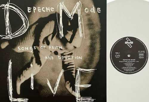 Depeche mode live white lp