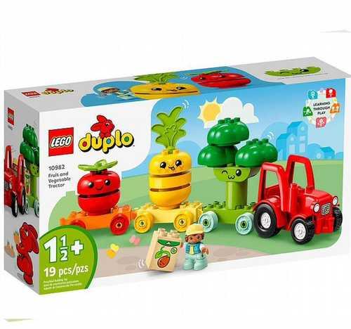 Lego duplo 10982 Трактор для перевозки овощей и фр