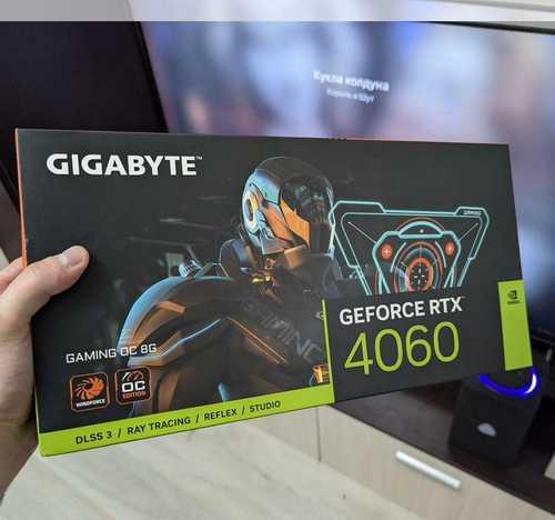 Новая gigabyte RTX 4060 gaming OC