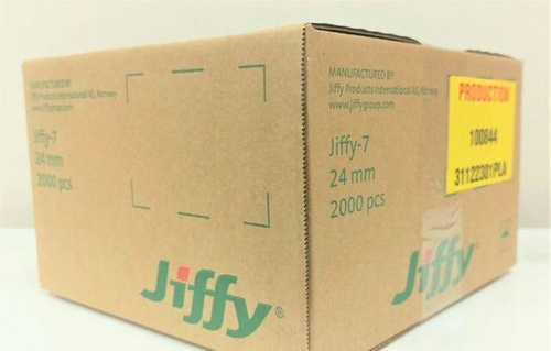 Торфяные таблетки Jiffy, диаметр 24 мм,2000 шт/кор