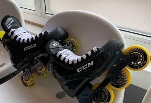 Роликовые коньки новые Bauer CCM JR, INT, SR