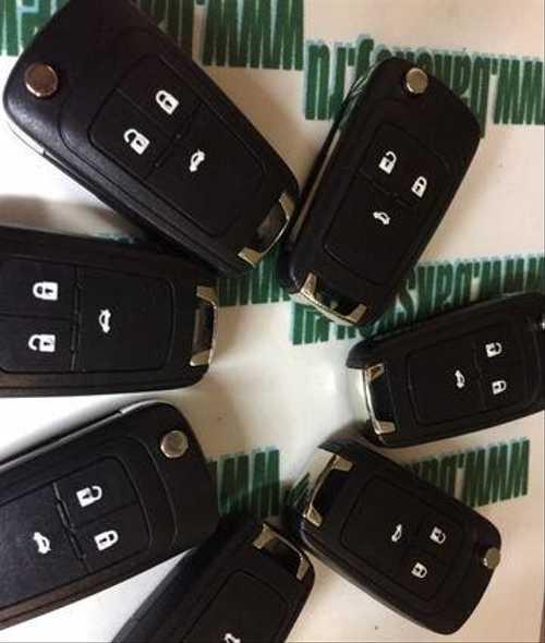 Выкидной ключ Chevrolet Cruze 3 кнопки