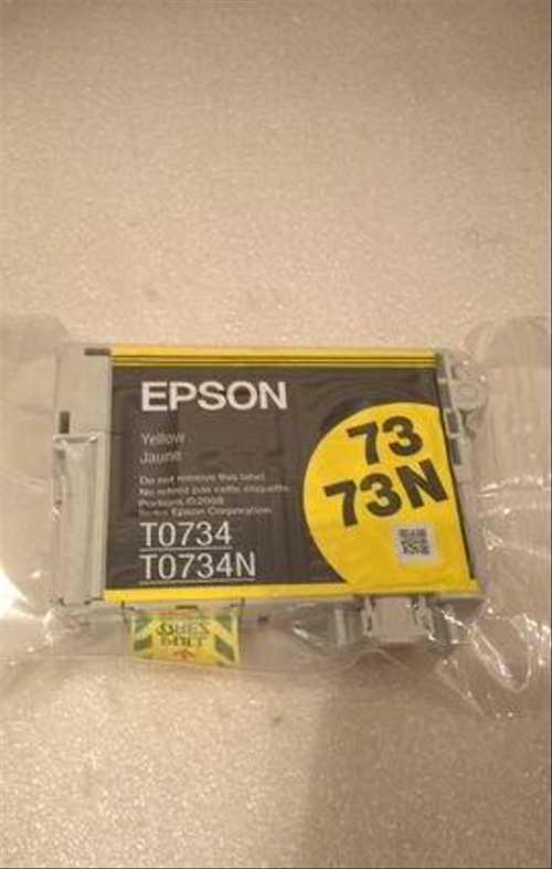 Картридж Epson 73N (T0743N) Yellow