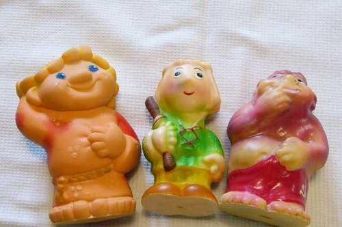 Советские винтажные игрушки из резины