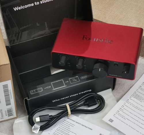 Focusrite Scarlett Solo 4rd gen