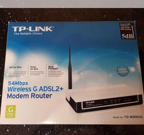 Модем (маршрутизатор) adsl TP-Link TD-W8901G