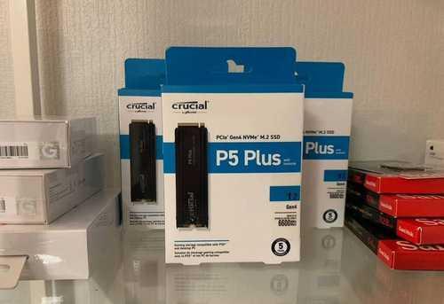 Crucial P5 Plus 1 TB SSD with heatsink