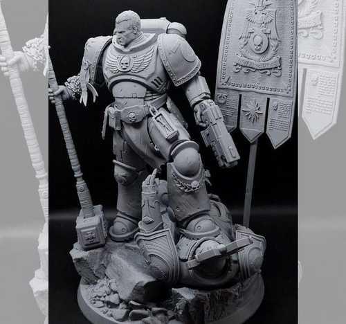 Фигурка Leutenant Titus Лейтенант Тит Warhammer 40