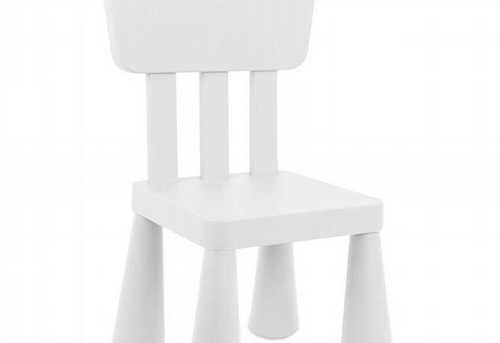 Детский стул IKEA маммут, белый