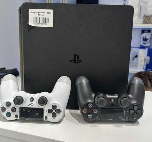 Sony playstation 4 slim 500gb   2 геймпад