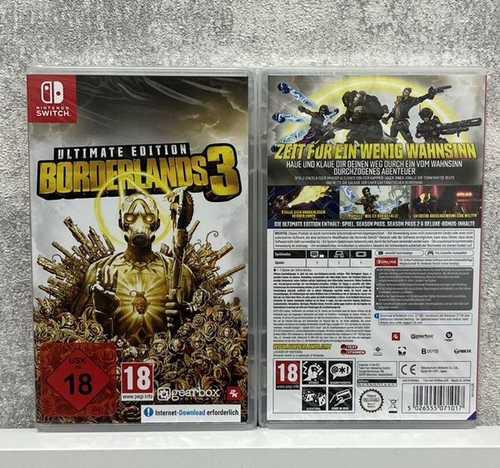 Borderlands 3 Nintendo Switch Новый