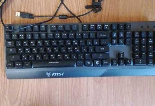 Игровая клавиатура msi vigor gk30