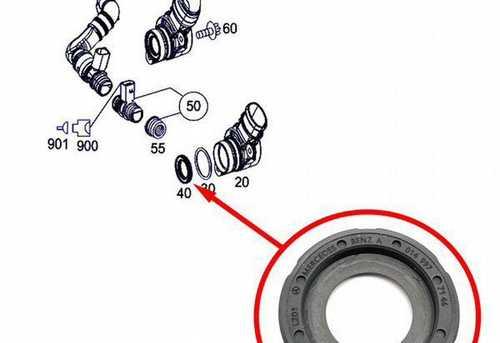 Сальник квкг Mercedes-Benz OM642 A0149977146