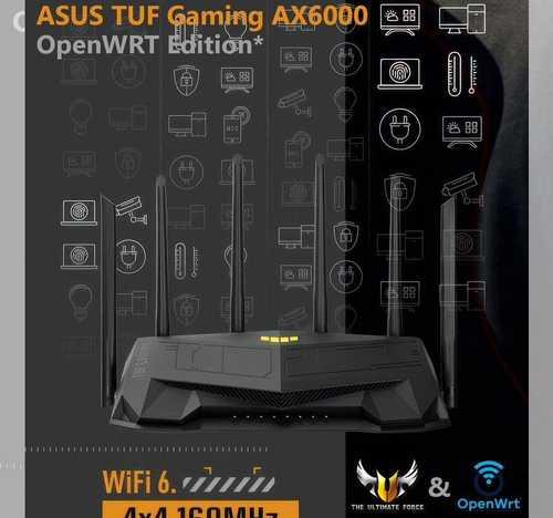 Умный роутер asus TUF Gaming AX6000 на OpenWrt