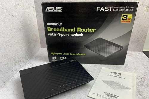 Роутер asus RX3041-B (4 порта Ethernet 100 Мбит/с)