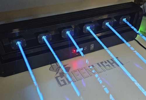 Laser BAR 6x500mw RGB вращающийся