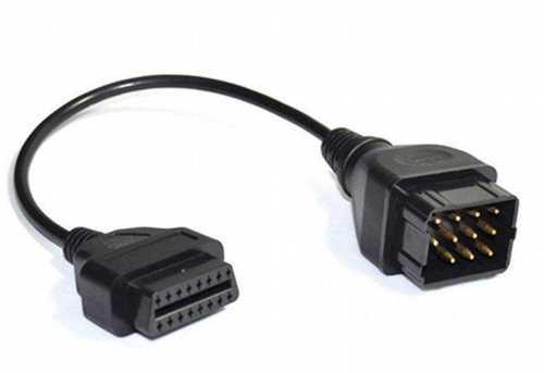 Переходник Renault 12 pin - 16 pin OBD2 OBD II