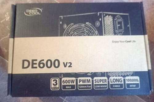 Блок питания deepcool DE600 v2 DP-de600us-PH
