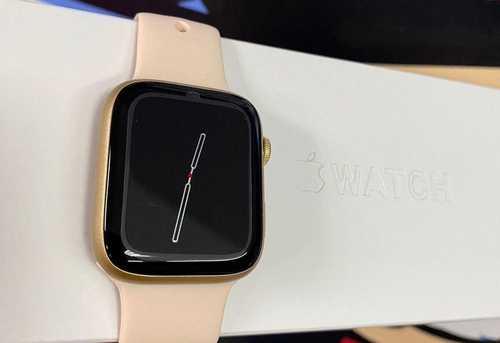 Apple Watch 7 (gold 41mm) + 2 ремешка