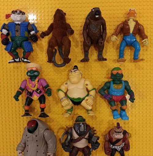 Ретро фигурки Черепашки Ниндзя tmnt Playmates Toys