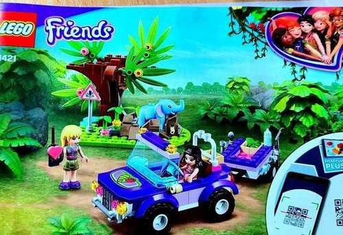 Lego friends спасение слонёнка