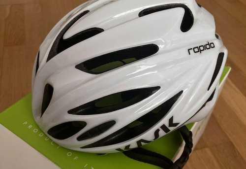 Велошлем kask rapido white L