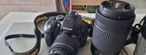 Продам зеркальный фотоаппарат Nikon D5300
