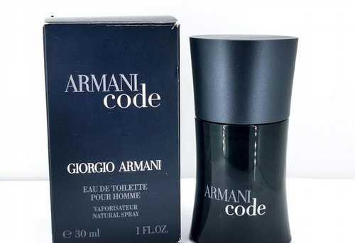 Giorgio armani code 30мл
