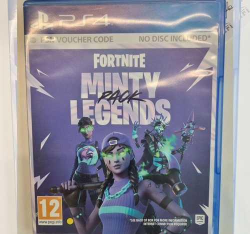 PS4 Fortnite Minty Legends Pack Набор предметов