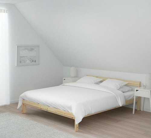Кровать двухспальная IKEA neiden нейден. 164х205