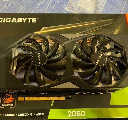 Видеокарта gigabyte GeForce RTX 2060 D6 6G