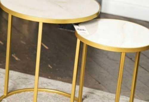 Дизайнерский столик мрамор