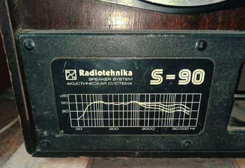 Продам колонки Радиотехнику s90