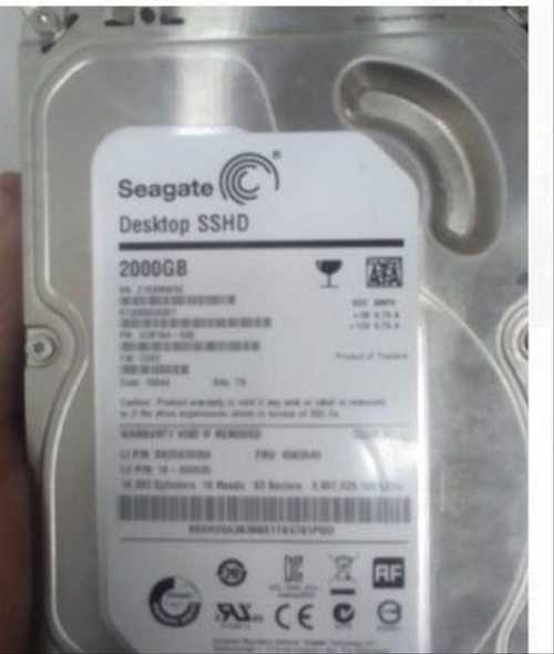 Жёсткий диск Seagate Desktop sshd 2T