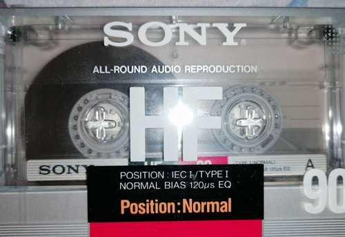 Аудиокассета новая sony HF 90