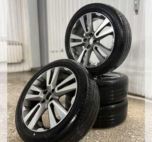 Диски r17 4x100 с резиной на Весту (без сварки)