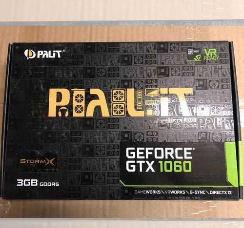 Коробка от видео карты Geforce GTX 1060