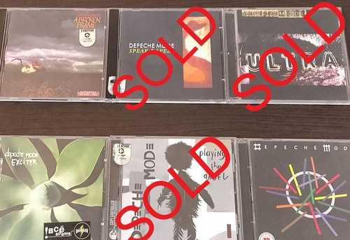 Фирменные компакт-диски Depeche Mode