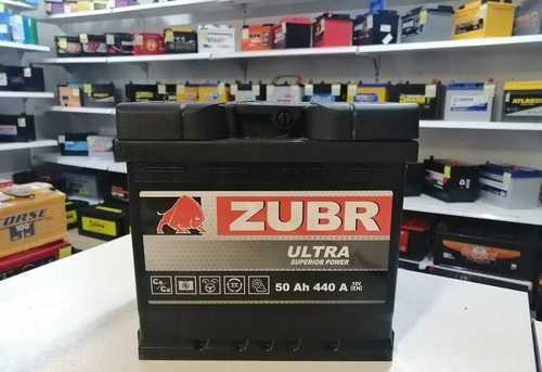 Автомобильный аккумулятор Zubr Ultra 50Ah 440A