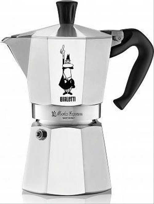 Новая Гейзерная кофеварка Bialetti Moka Express 6