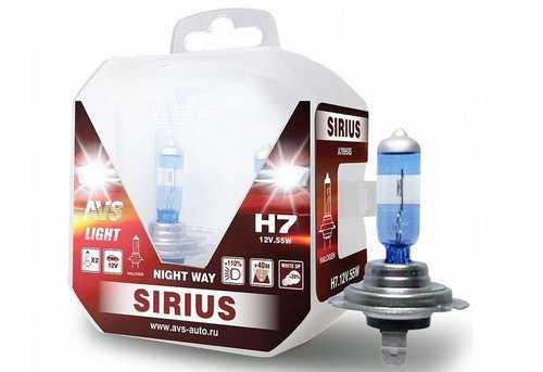 Лампа галогенная AVS sirius night WAY H7.12V.55W P