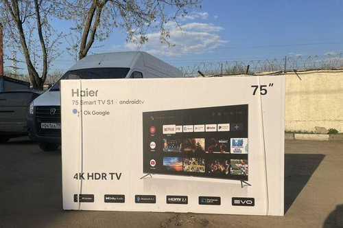 Новый Haier 2023г 75 (190см) Android TV 11