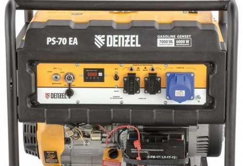 Бензиновый генератор denzel PS 70 EA, 7,0 кВт