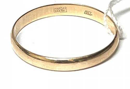 Золотое кольцо обручальное р 22,5 (13320)